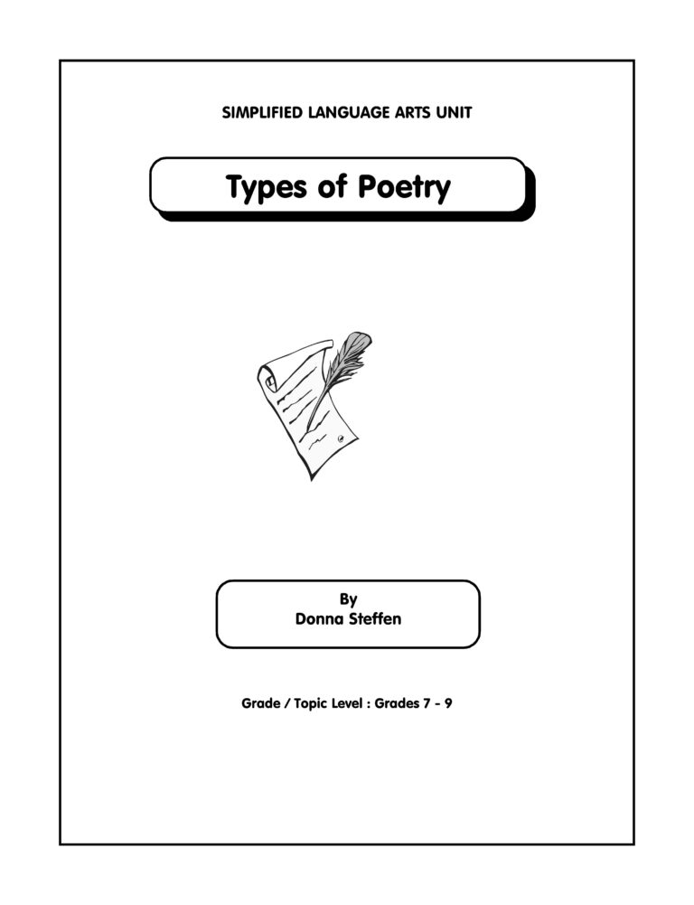 Types Of Poetry DaviesandJohnson types-of-poetry-daviesandjohnson