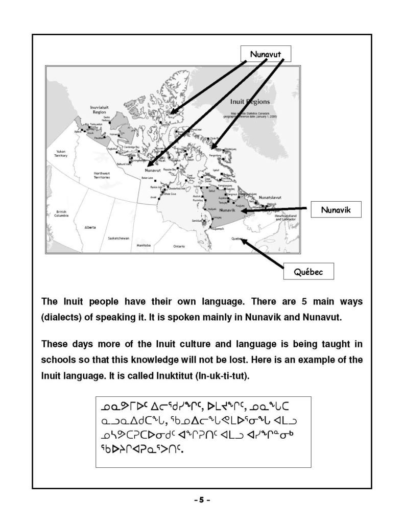 Inuit - Elementary Social Studies Unit - DaviesandJohnson