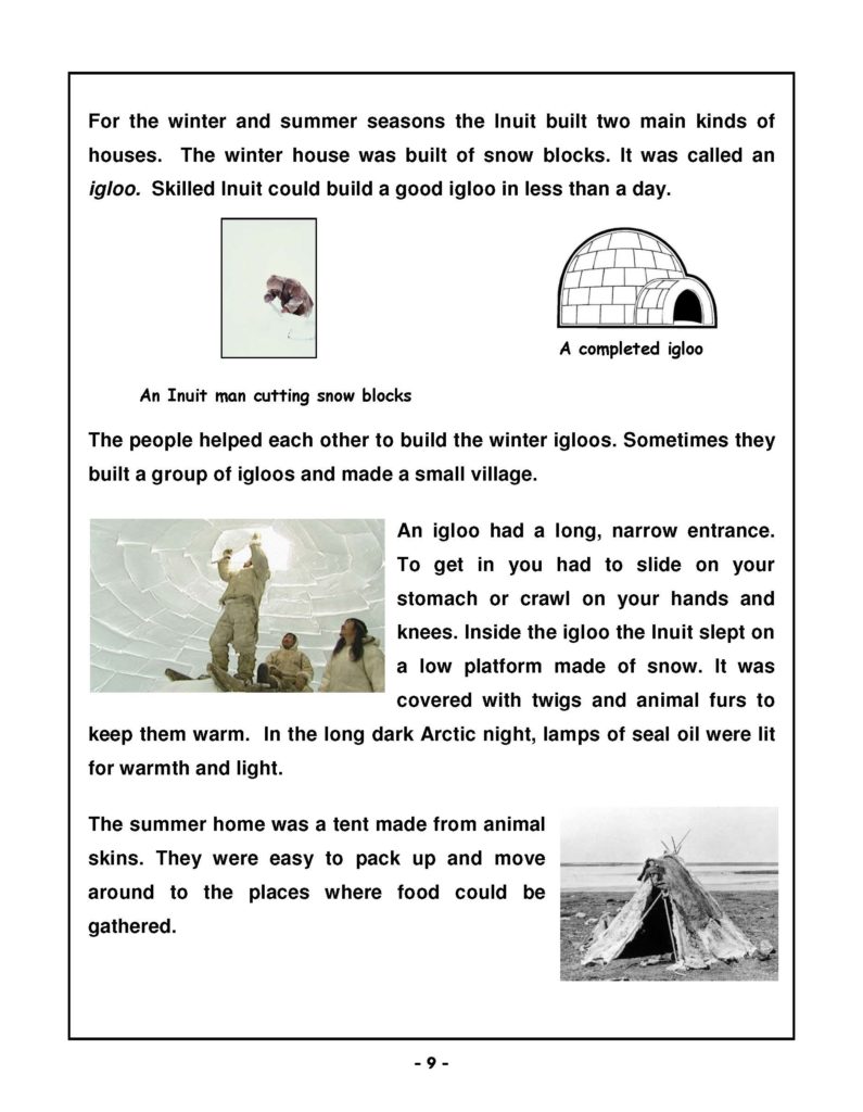 Inuit - Elementary Social Studies Unit - DaviesandJohnson